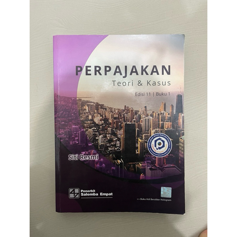 Jual PERPAJAKAN TEORI & KASUS EDISI 11 BUKU 1 SITI RESMI ORIGINAL SALEMBA EMPAT | Shopee Indonesia