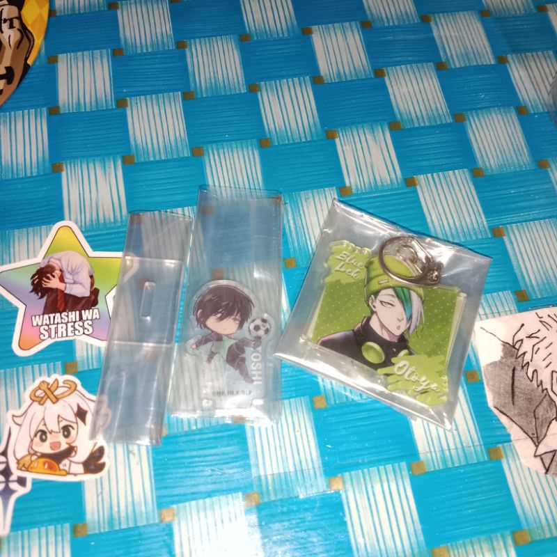 Jual Blue Lock official merch Itoshi rin dan Otoya Blue lock acrylic ...