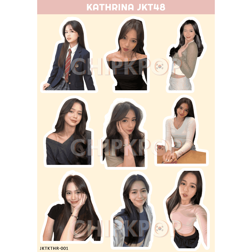 Jual KATHRINA STIKER JKT 48 I STIKER JKT 48 I JKT 48 NEW ERA I STIKER ...