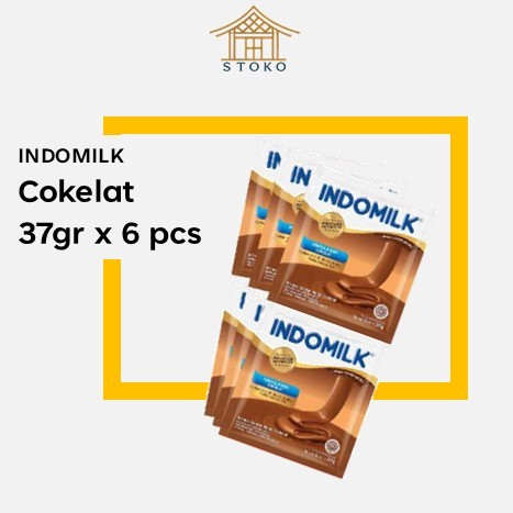 Jual Indomilk SKM Coklat Sachet isi 6 / Indomilk Sachet Kental Manis ...