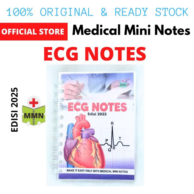 Jual Update Edisi Terbaru Medical Mini Notes - ECG Notes edisi 2025 ...