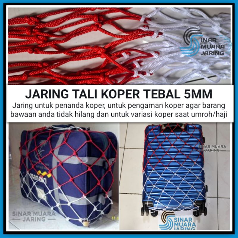 Jual Jaring Tali Koper 35ltr Umroh Haji TNI Bahan Poy Tebal 5mm/Jaring ...