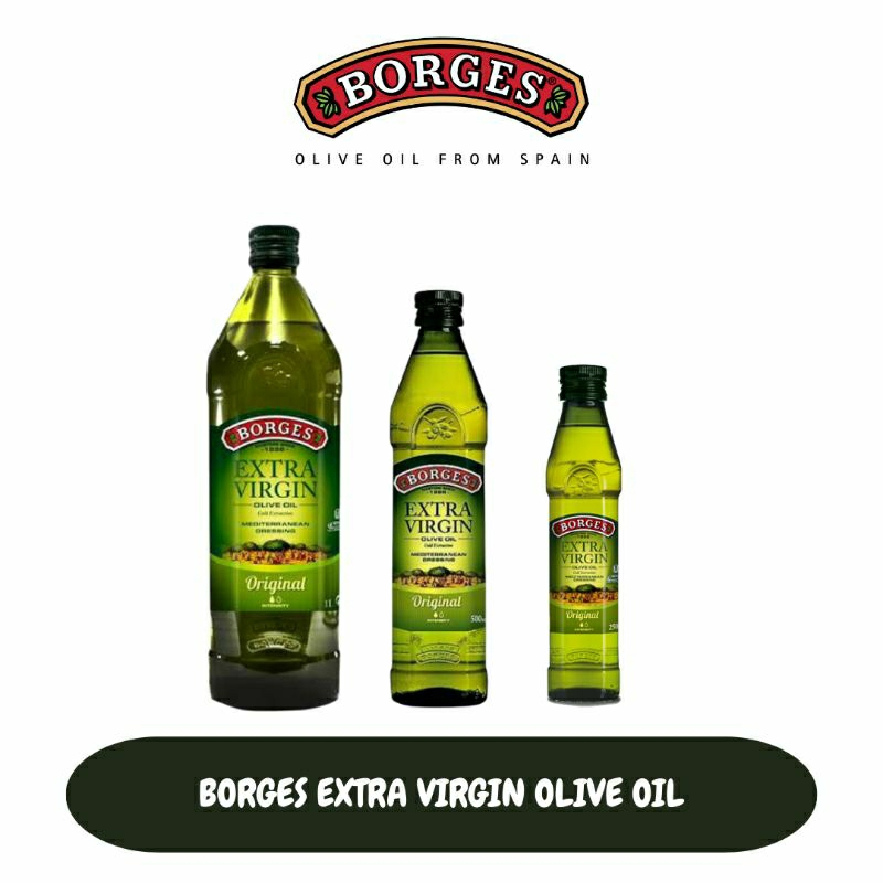Jual Borges Extra Virgin Olive Oil | 250ml | 500ml| 1 Liter | Shopee ...