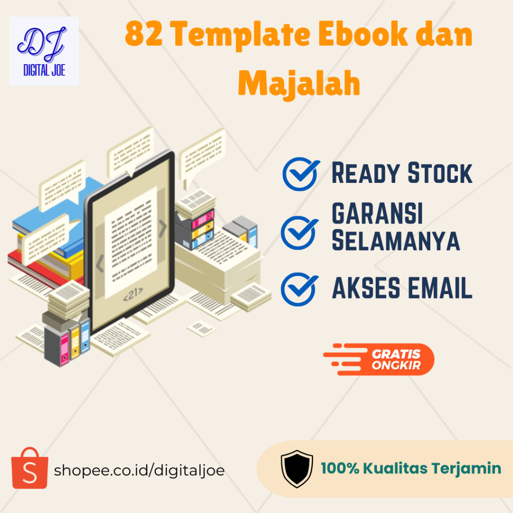 Jual 82 Halaman Template Ebook & Majalah – Desain Profesional & Siap ...