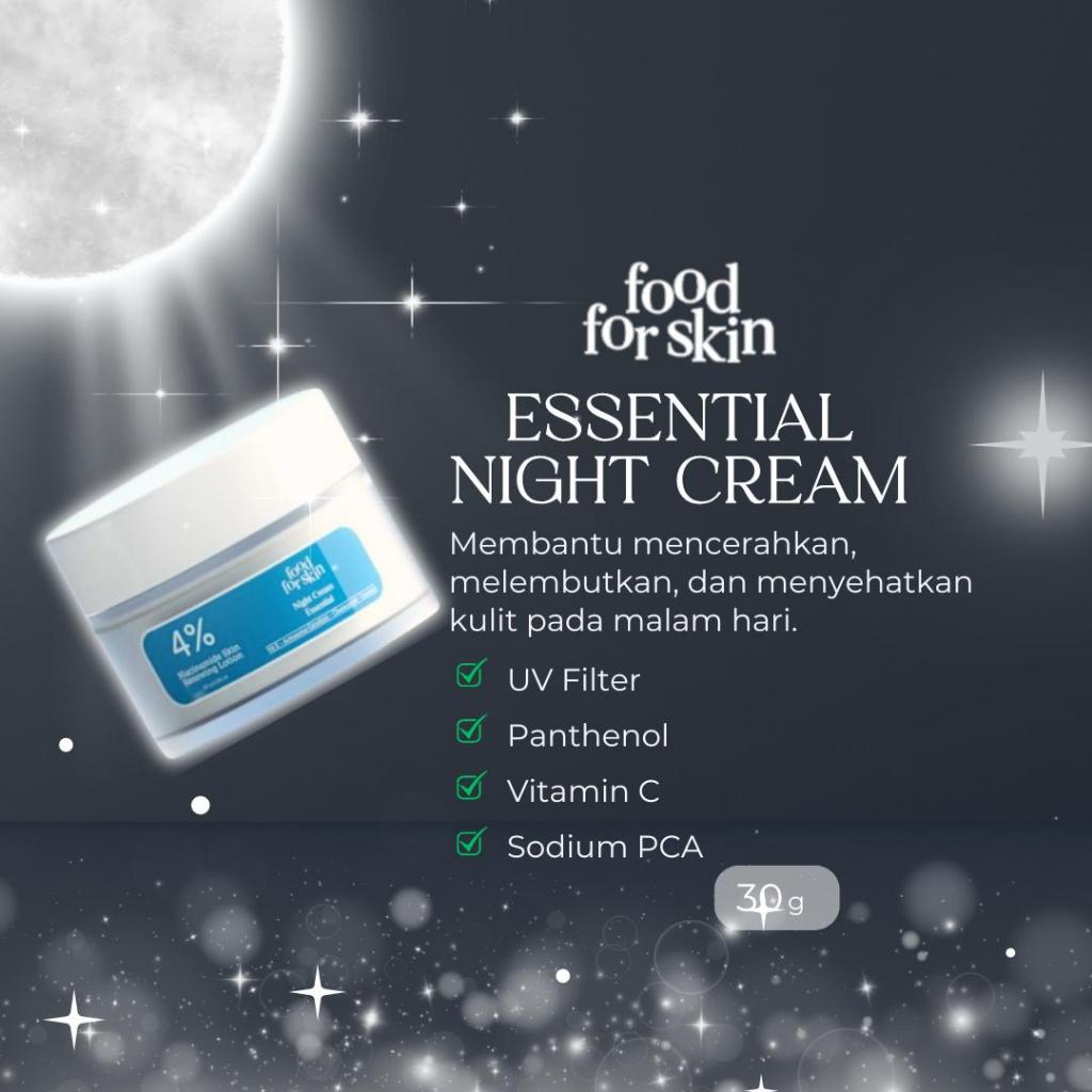 Jual Lenka - Food For Skin - Essential Night Cream 30g - Krim Malam utk ...