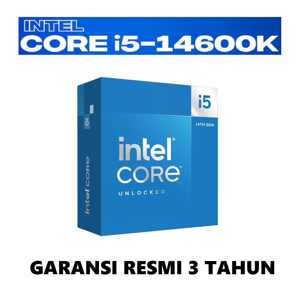 Jual Intel Core i5 14600K Box Sealed GARANSI RESMI 3 Tahun i5-14600 K Processor Intel Gen 14 LGA ...