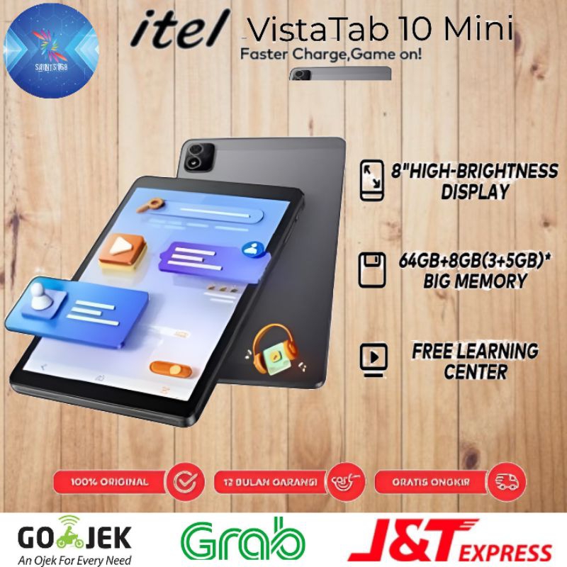 Jual ITEL VISTATAB 10 MINI 4G RAM 3GB MEMORY 64GB 3/64GB SUPPORT SIMCARD | Shopee Indonesia