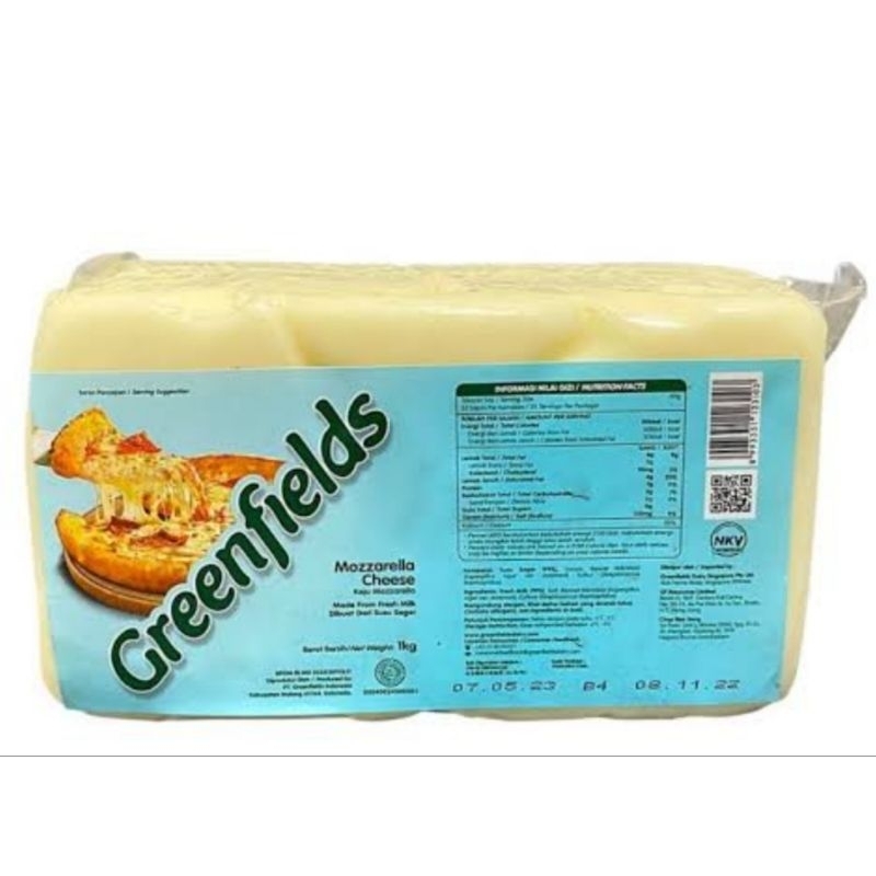 Jual Greenfields Mozzarella Cheese 1kg | Shopee Indonesia