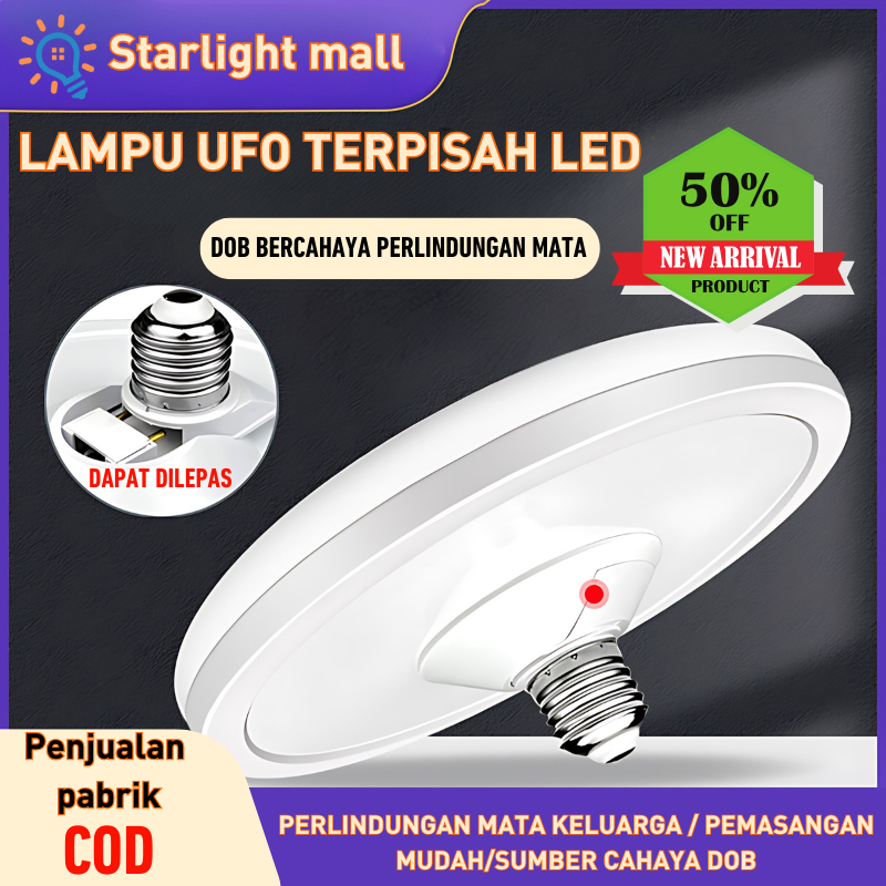 Jual Lampu LED UFO Split 18W/36W/50W - Hemat Energi, Desain Split ...