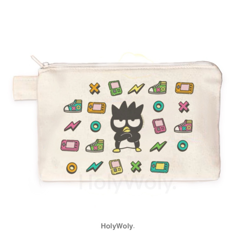 Jual HW POUCH CANVAS Pencil Case motif BAD BADTZ-MARU / Pouch sanrio ...