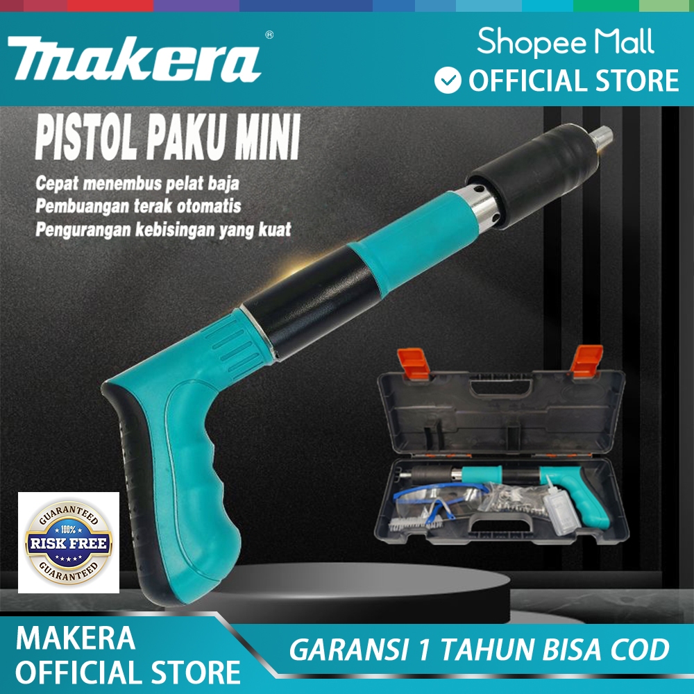 Jual Makera Mini Stampset T500 Paku Beton Besi Ramset Mesin Stamp Alat ...