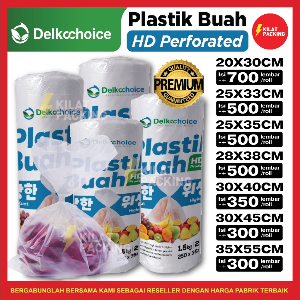 Jual Kantong Plastik HD Roll Kemasan Plastik Buah Daging Sayur Fotocopy ...