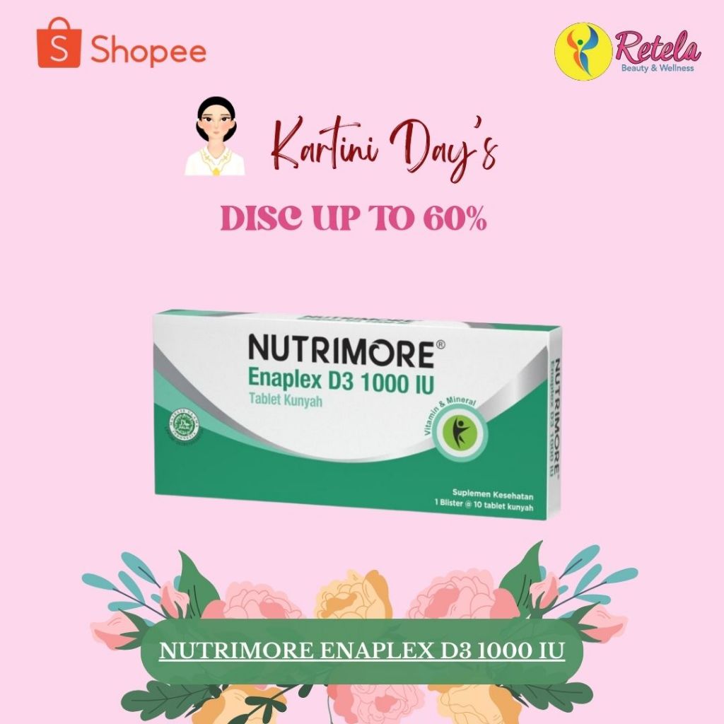 Jual NUTRIMORE ENAPLEX D3 1000 IU | Shopee Indonesia