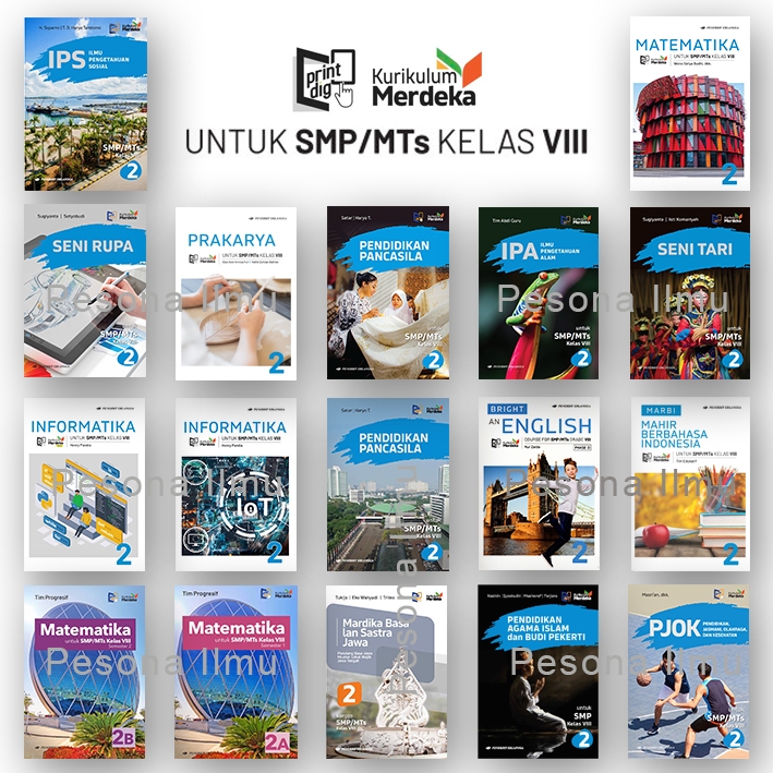 Jual Buku Teks Kurikulum Merdeka SMP/MTS Kelas 8 - Matematika IPA ...