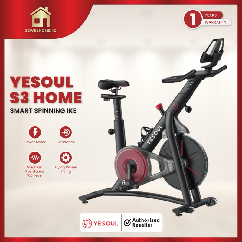Jual YESOUL S3 Home Smart Spinning Bike Indoor Sepeda Statis Fitness | Shopee Indonesia