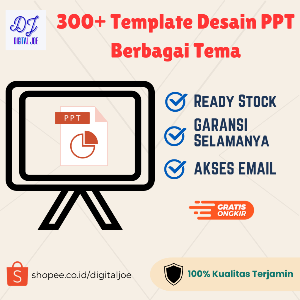 Jual 300+ Template Desain PPT Berbagai Tema – Profesional & Siap Pakai | Shopee Indonesia