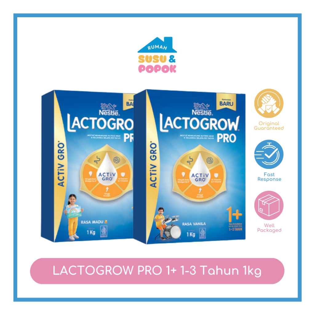 Jual Lactogrow Pro 1+ 1-3 Tahun 1kg | Shopee Indonesia