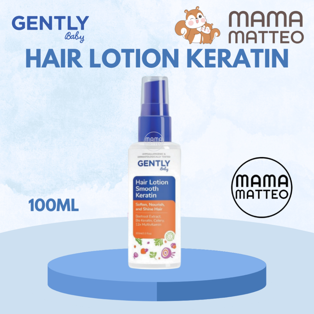 Jual GENTLY Hair Lotion Smooth Keratin 100ml / Lotion Rambut Penumbuh ...
