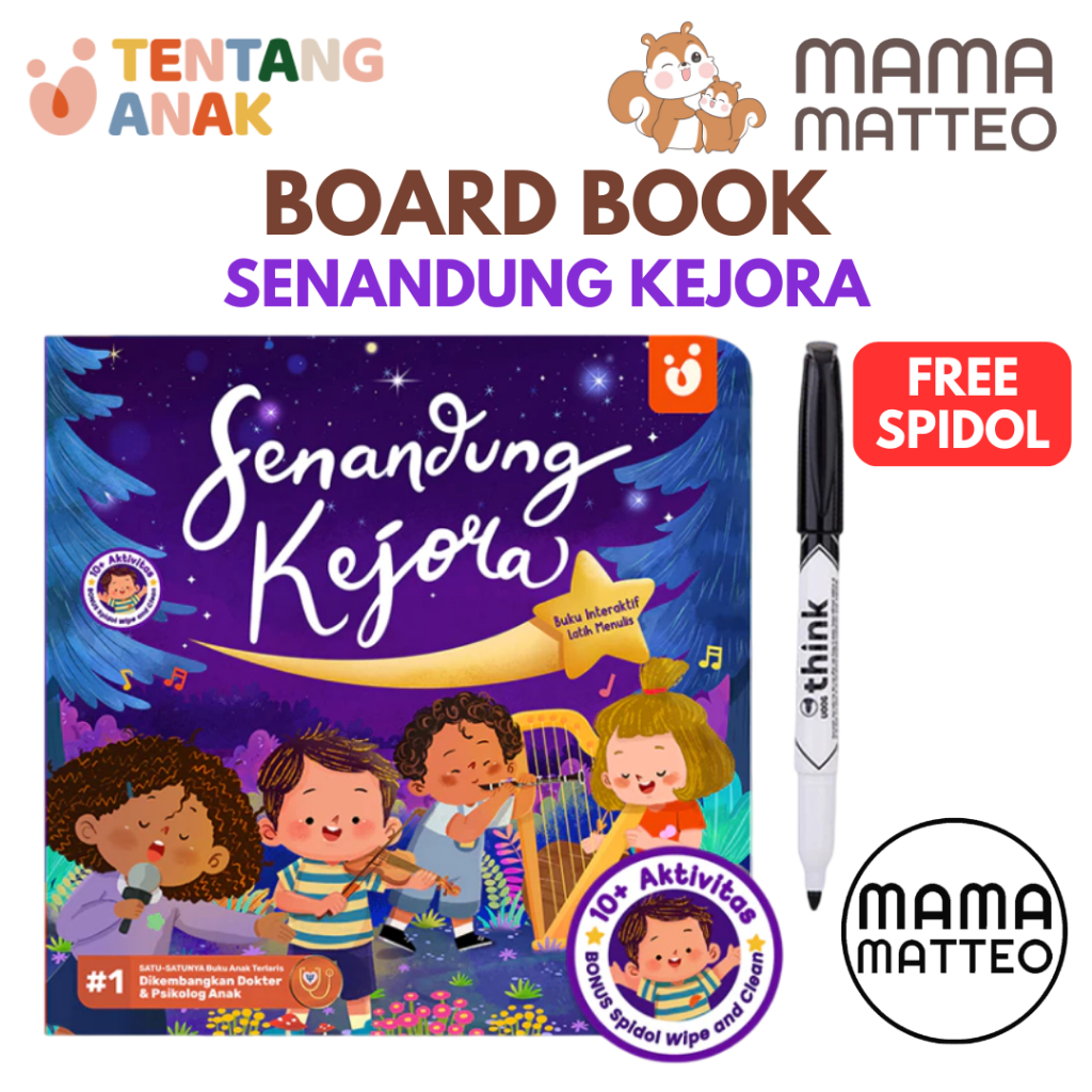 Jual TENTANG ANAK Board Book Wipe and Clean Senandung Kejora Buku ...