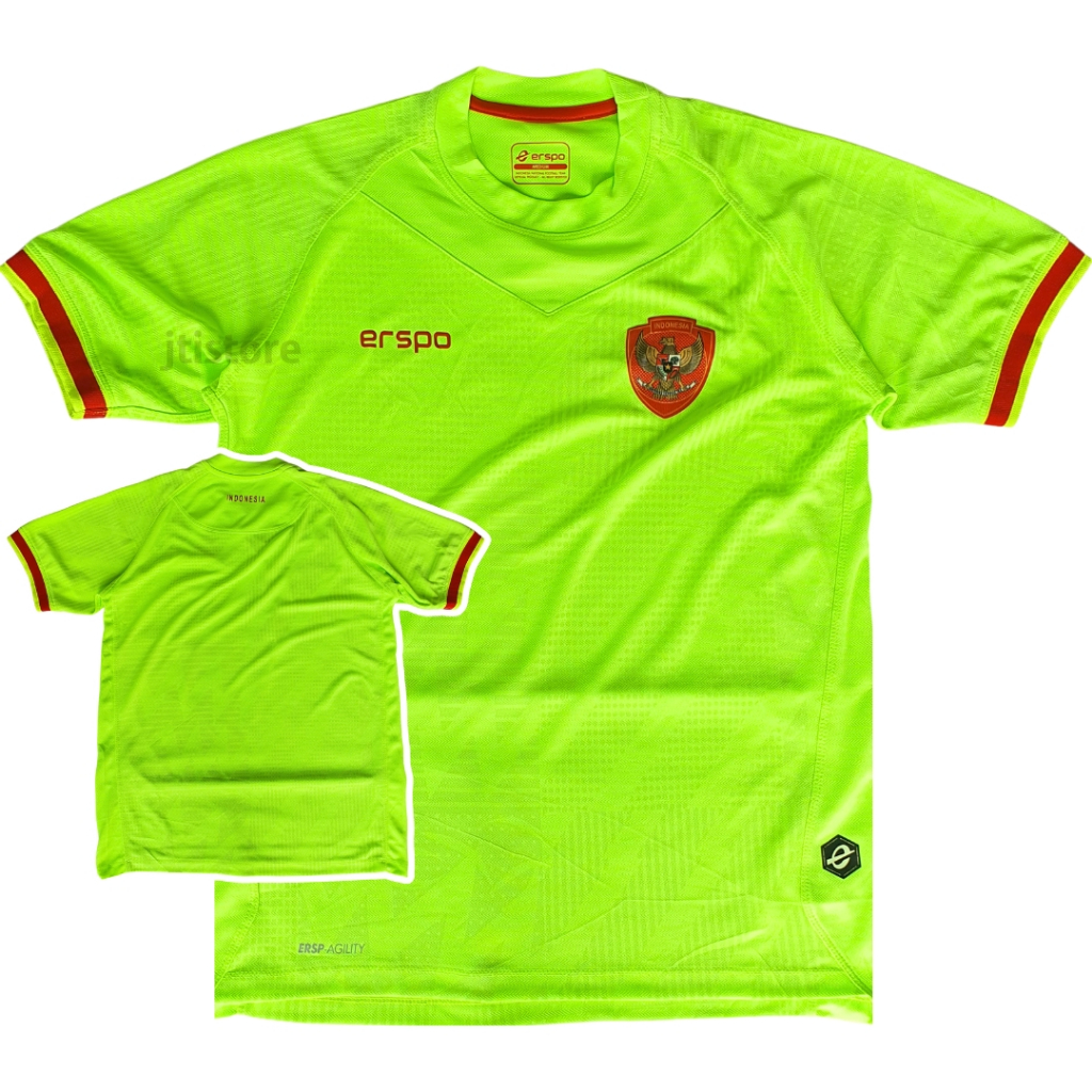 Jual Jersey Kiper Timnas Indonesia Erspo Hijau Kuning Stabilo 2024 2025 ...