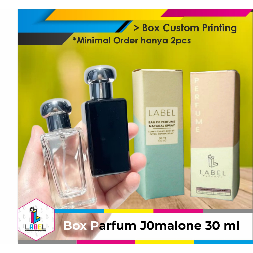 Jual Dus Packaging / Box Parfum JOMalone 30ML Custom Desain Full print ...