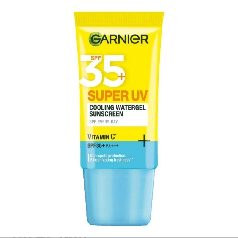 Jual Garnier Super UV Cooling Watergel Sunscreen Wajah SPF 35 20 ml ...