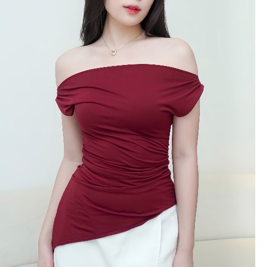 Jual MONNIARE - NOMI TOP | Off Shoulder Top | Atasan Wanita Off ...