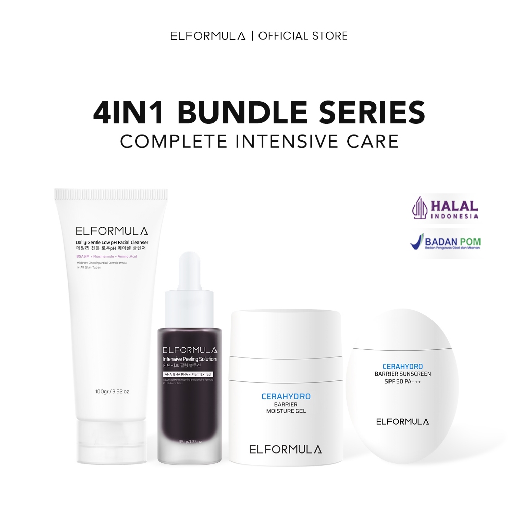 Jual ELFORMULA Complete Intensive Care Bundle 4in1 - Daily Gentle Low ...