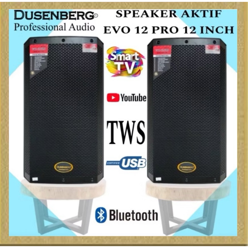 Jual Speaker Aktif DUSENBERG EVO 12 PRO 12 Inch Bluetooth, Tws, USB - 1 ...