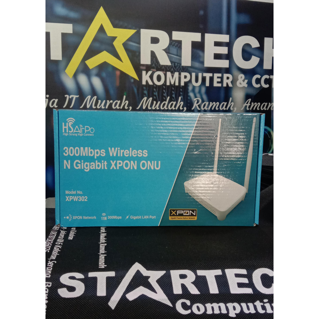 Jual HSAirPo XPW302 XPON 300Mbps wireless N Gigabit XPON ONU HSAirPo ...