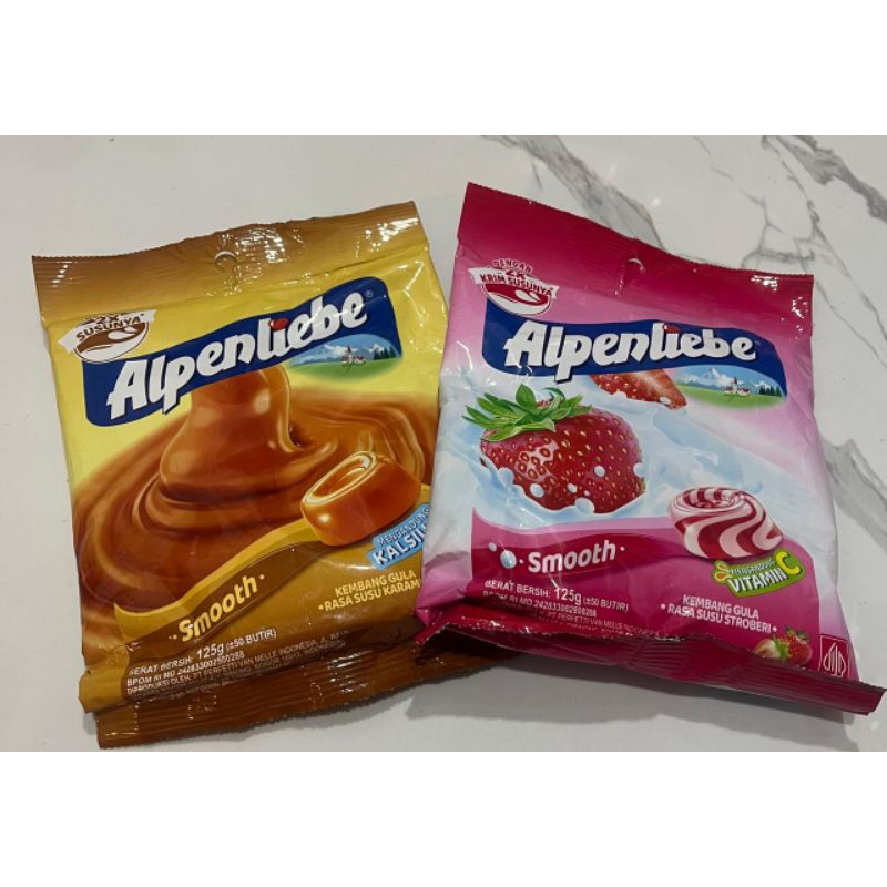 Jual PERMEN ALPENLIEBE (isi 50pc ) @125gr | Shopee Indonesia