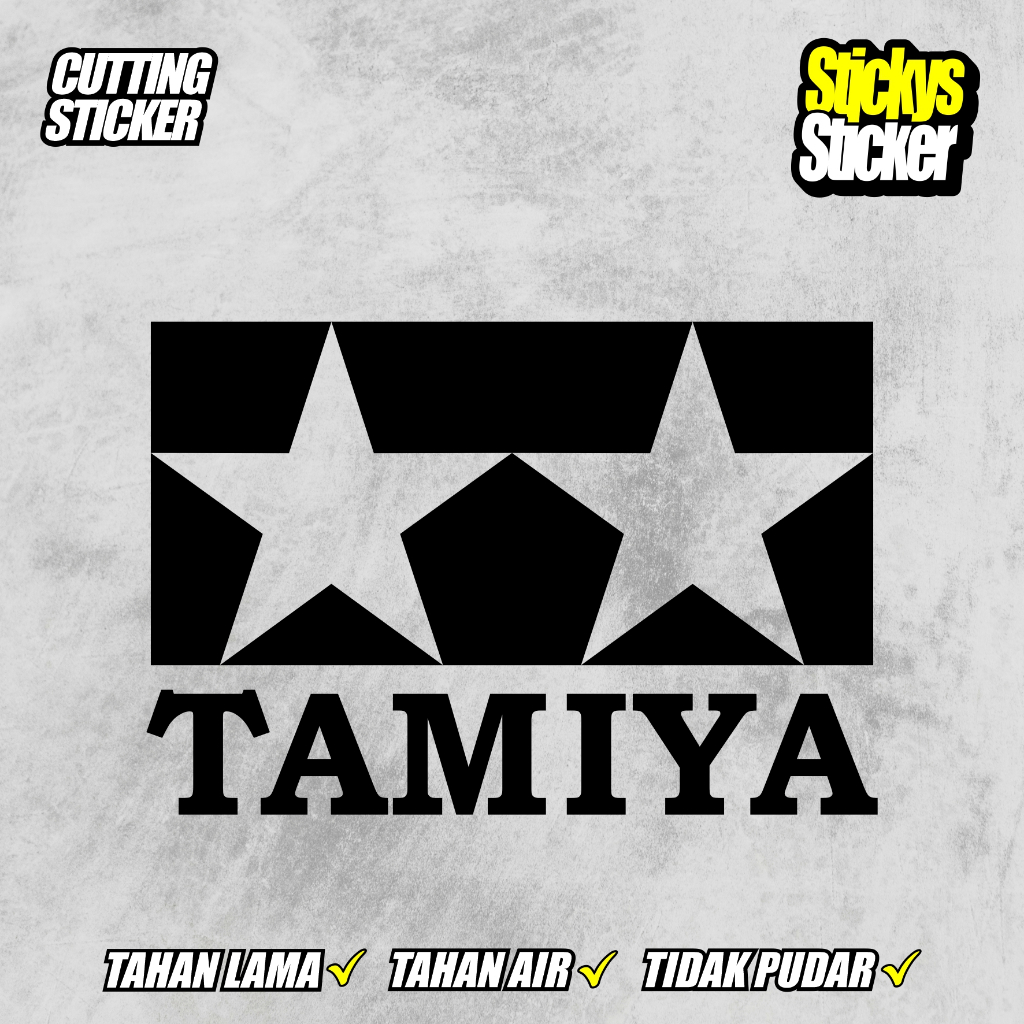 Jual Sticker LOGO TAMIYA cutting sticker LOGO TAMIYA 7 pilihan warna ...
