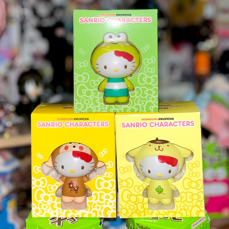 Jual Yoshinoya x Sanrio original characters mini figure Hello Kitty ...