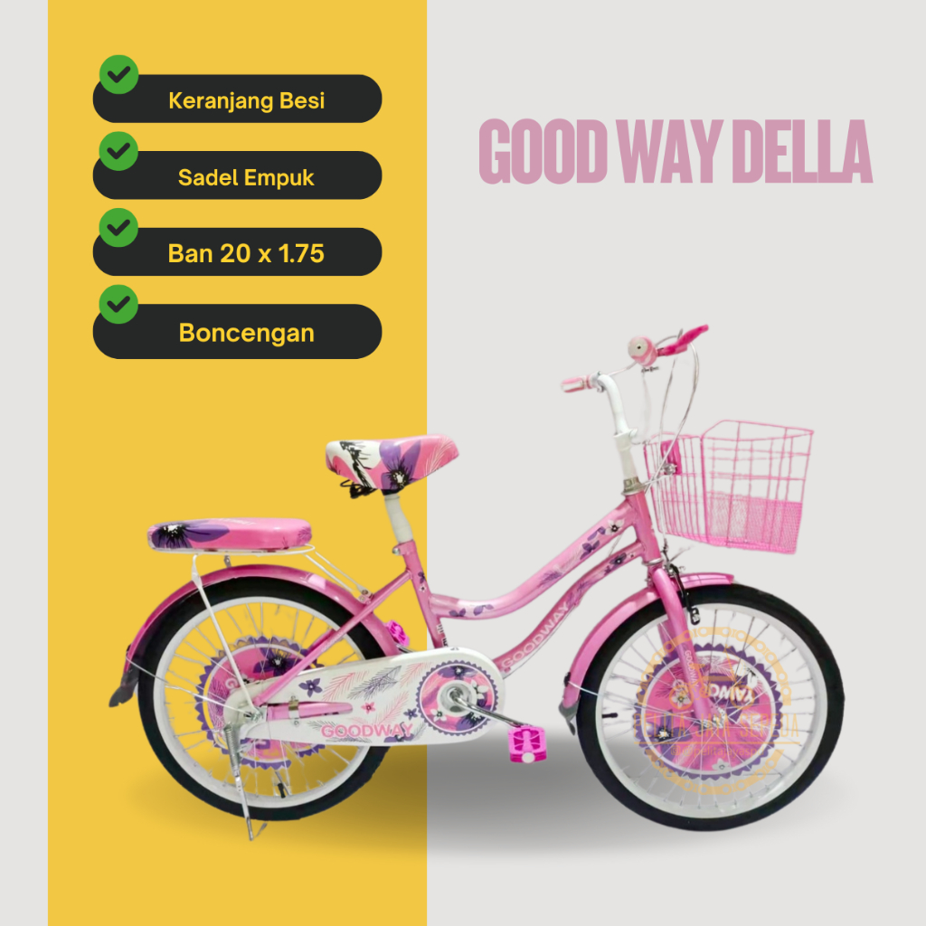 Jual 20 INCH SEPEDA ANAK CEWEK MINI LISELLA INTERBIKE VELION | Shopee ...