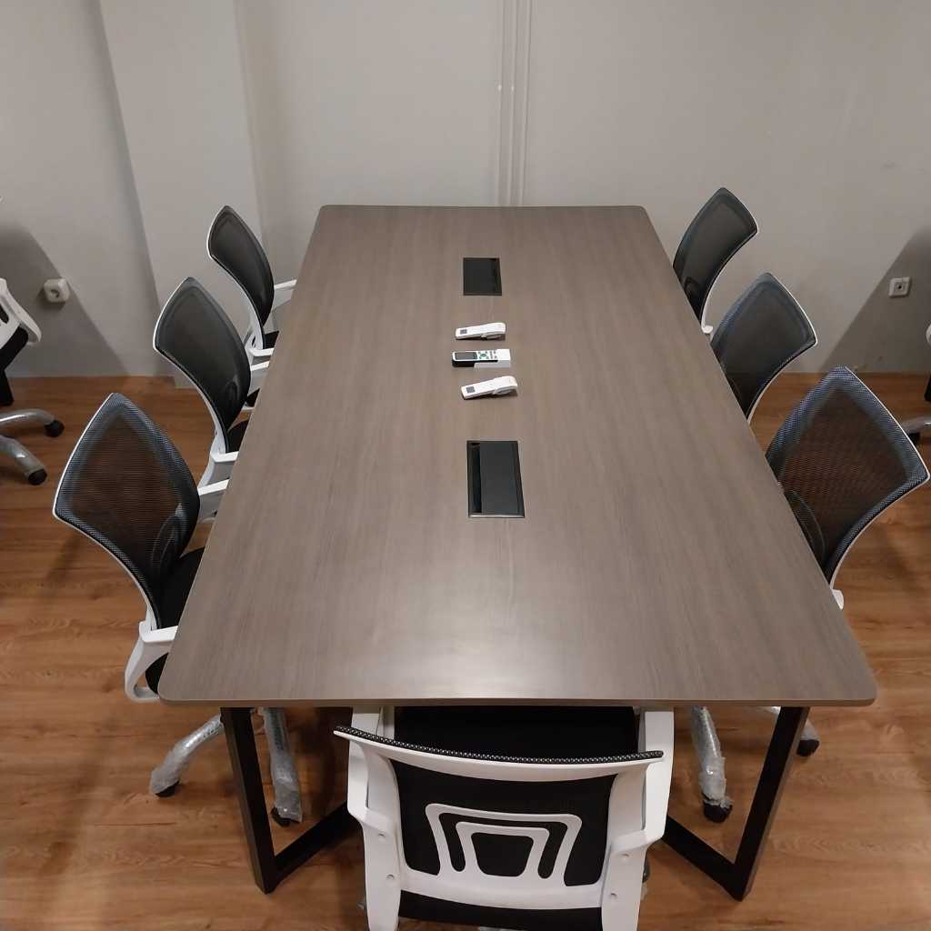 Jual [deArt27] CLARITY Single Tone Meeting Table | Shopee Indonesia