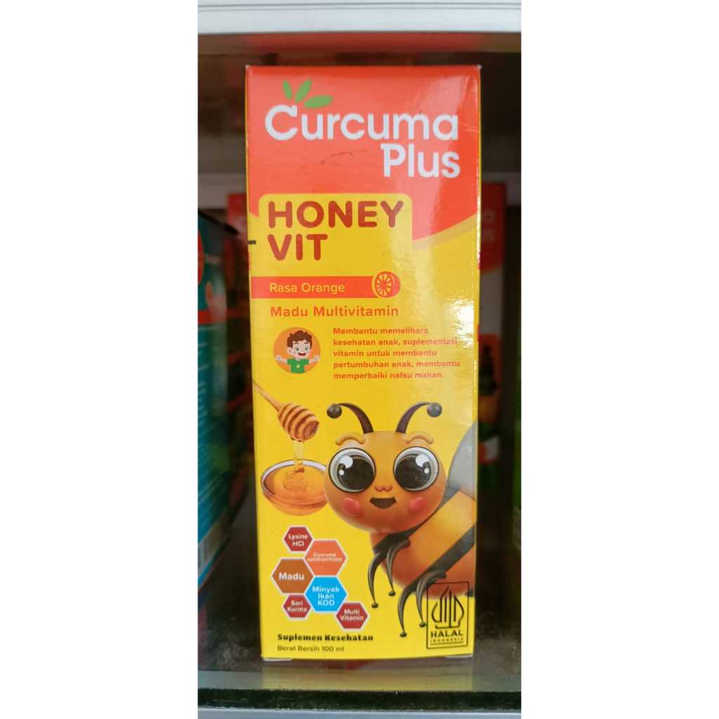 Jual Curcuma Plus Honey Vit Rasa Orange Madu Multivitamin | Shopee ...