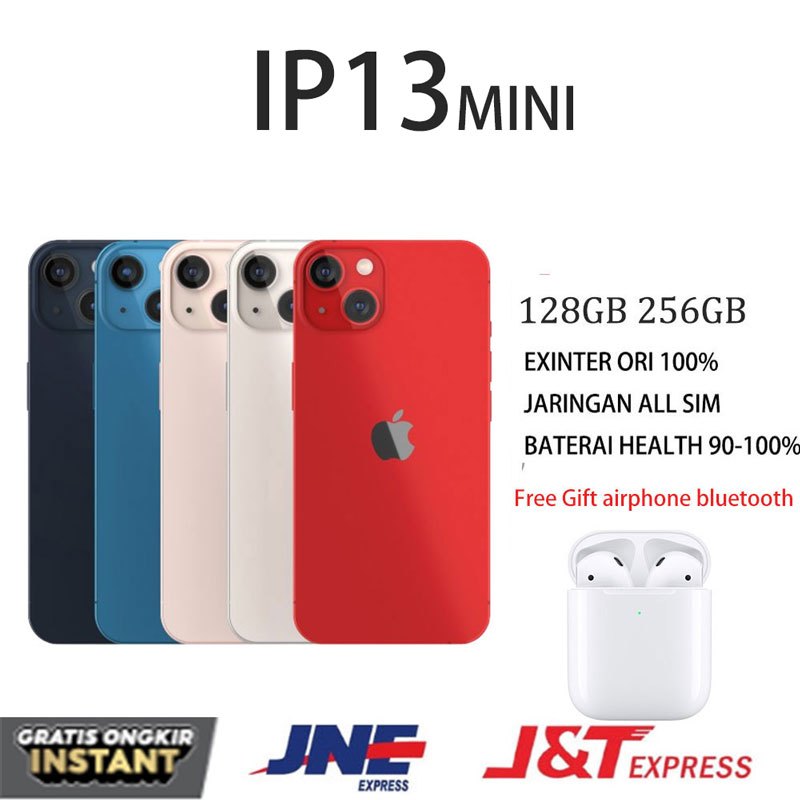 Jual APPLE iPHONE 13mini 128GB MULUS LIKE NEW ip13SECOND ORIGINAL GOOD CONDITION ip hp13mini ...