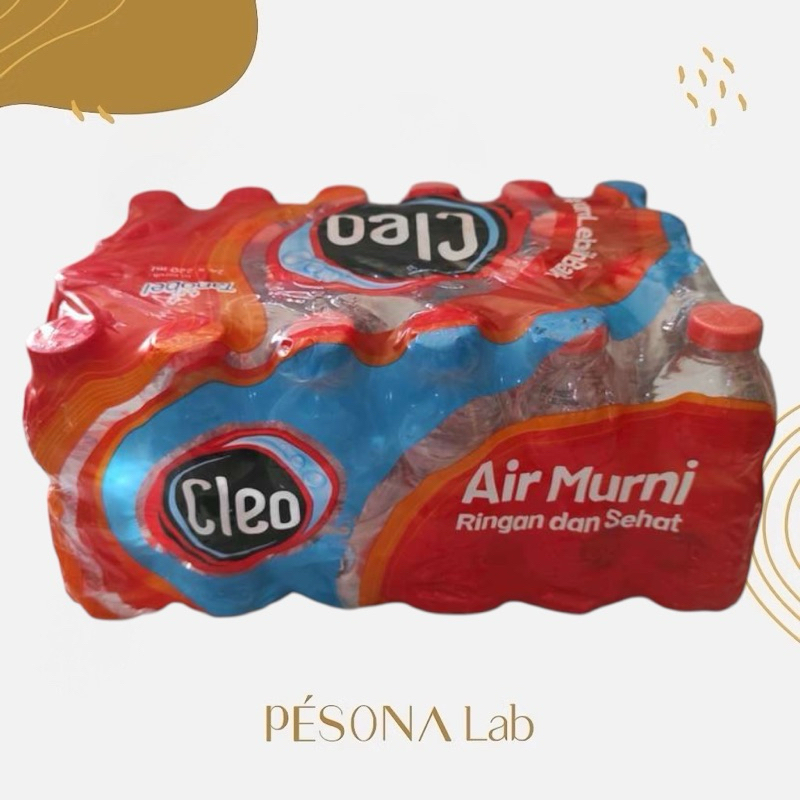 Jual CLEO Air Mineral 220Ml 1 Dus Isi 24 Botol - CLEO Air Mineral Mini ...