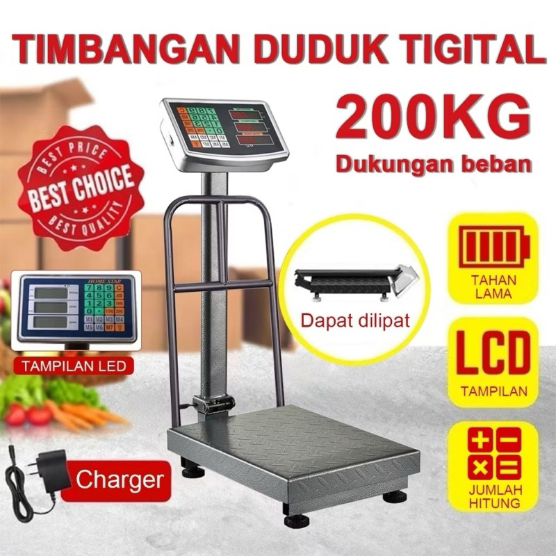Jual timbangan duduk display 200kg | Shopee Indonesia