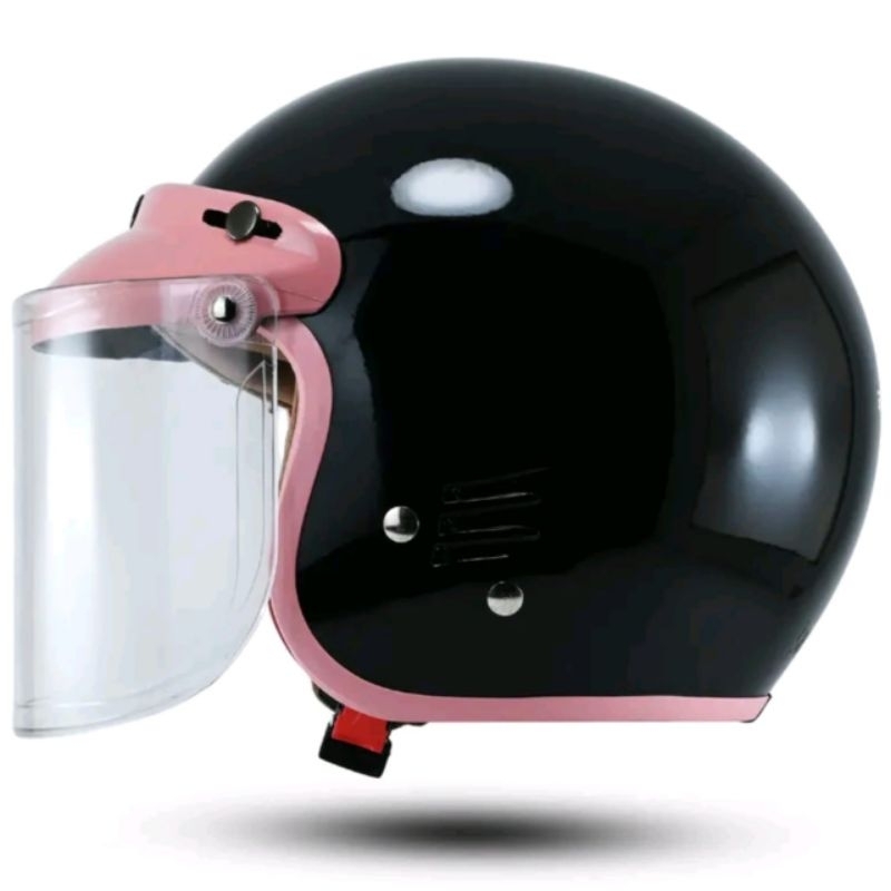 Jual BIP LUMINOS PREMIUM SUDAH INCLUDE KACA BOGO DATAR CLEAR TERBARU HELM LUCU / HELM IMUT/ HELM ...