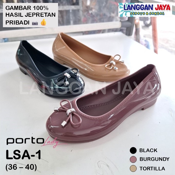 Jual PORTO LADY LSA-1 (36-40) - Sepatu Karet Wanita | Balet | Harian ...