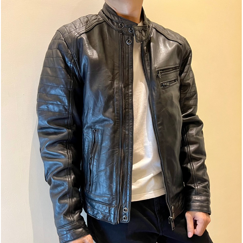 Jual Leather Jaket Jaket Kulit Motoran Rider Casual Branded Bekas ...