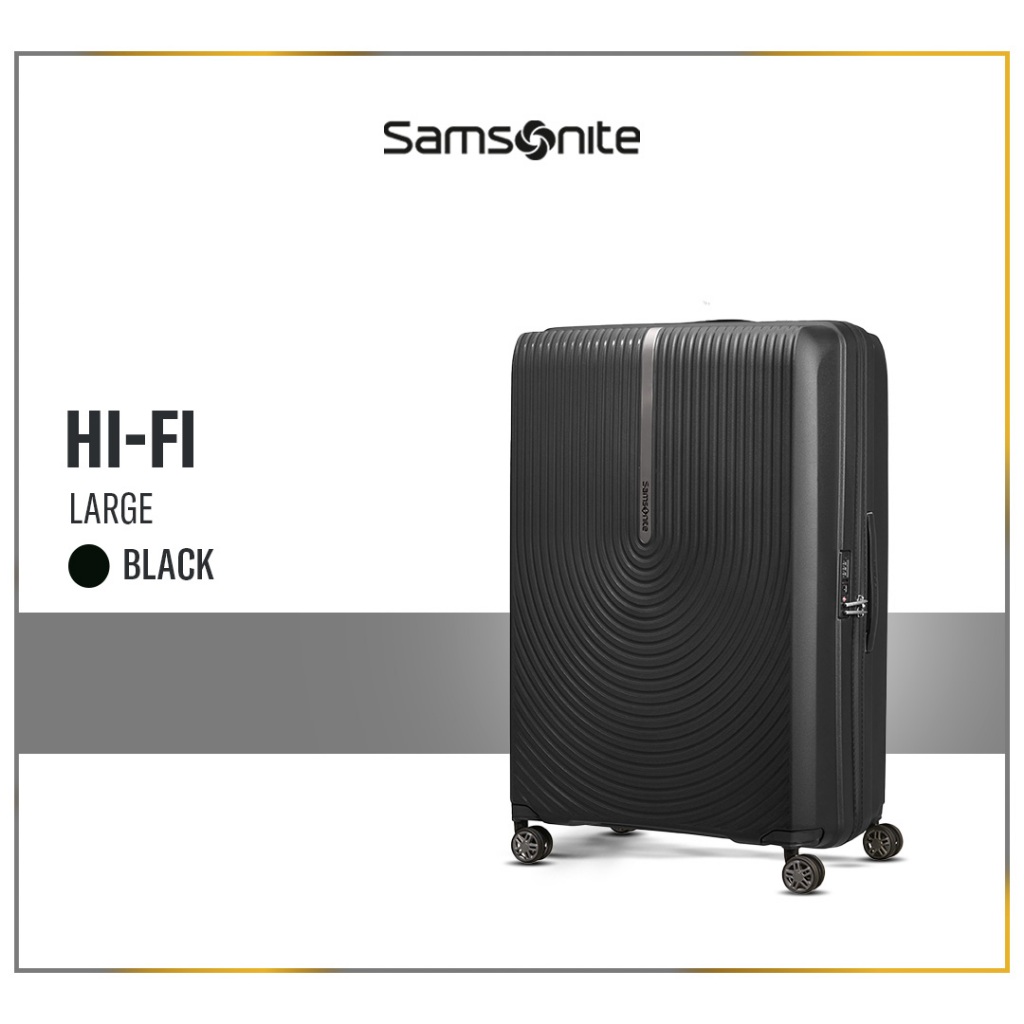 Jual Samsonite Hi-Fi Koper Hardcase Large/ 30inch Expandable - Black ...