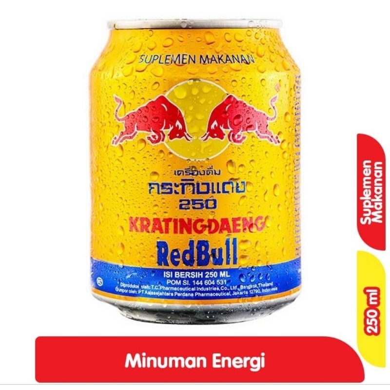 Jual RED BULL KRATINGDAENG KALENG PACK (6X250ML) | Shopee Indonesia