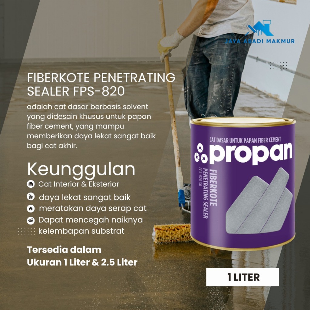 Jual Propan Fiberkote Penetrating Sealer FPS 820 / Cat Dasar Papan ...
