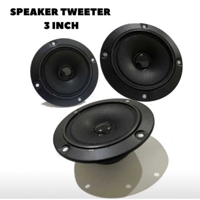 Jual Tweeter 3 Inch 8 Ohm Double Magnet Untuk Speaker Model BMB Max 50W ...