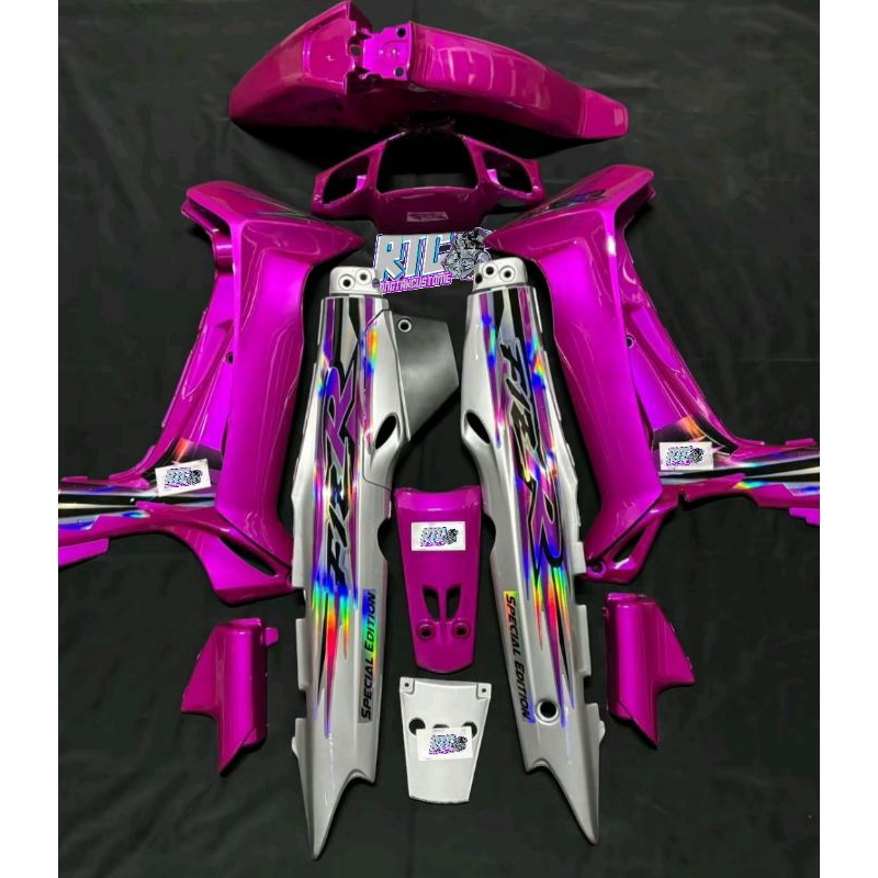 Jual full set body halus fiz r f1zr silver pink magentha set stiker ...