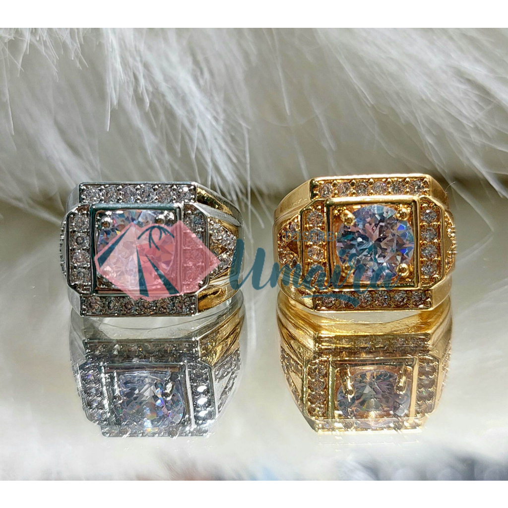 Jual Cincin Batu Giok Cowok - Cincin Batu Pria Titanium - Cincin Batu ...