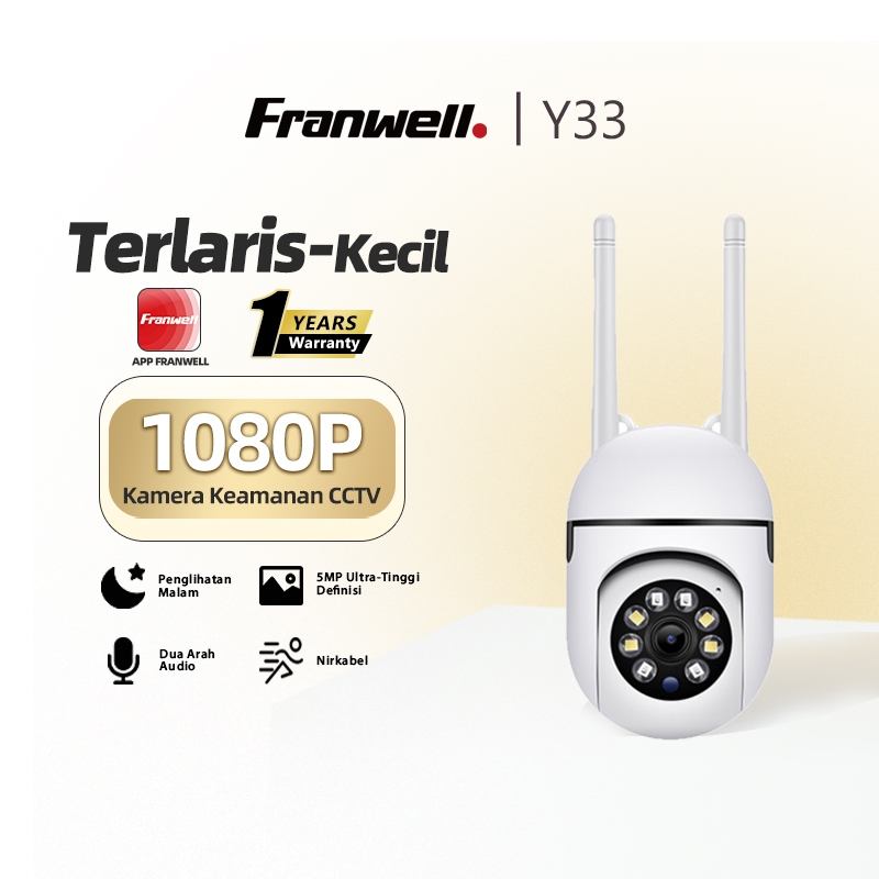 Jual CCTV WiFi Luar Rumah 1080P Night Vision Auto Tracking Audio 2 Arah ...