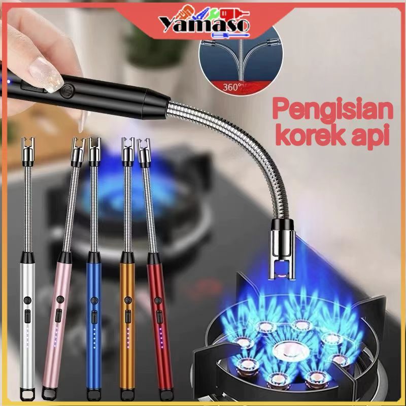 Jual Pemantik kompor elektrik pemantik listrik USB rechargeable korek ...